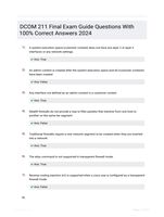DCOM 211 Final Exam Guide Questions With 100% Correct Answers 2024