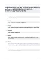Chemistry Mid-Unit Test Review - An Introduction To Science 43 ...