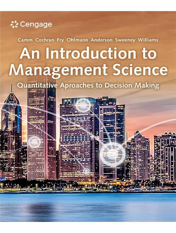 An Introduction to Management Science Quantitative Approaches To ...