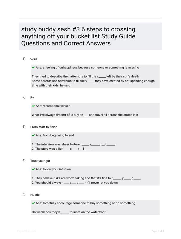 study buddy sesh #3 6 steps to crossing anything off your bucket list ...
