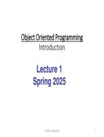 Object Oriented Programming in C++ Notes - PaperSoc